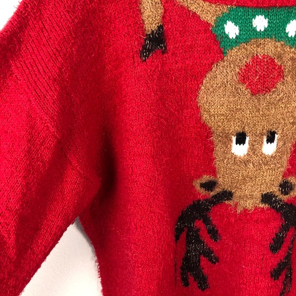 Holiday Traditions | Sweaters | Holiday Traditions Red Rudolph The ...